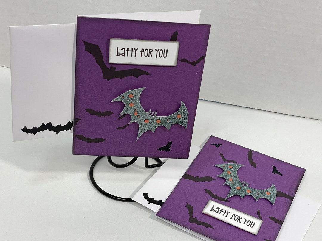Batty for You Halloween Cards - Etsy