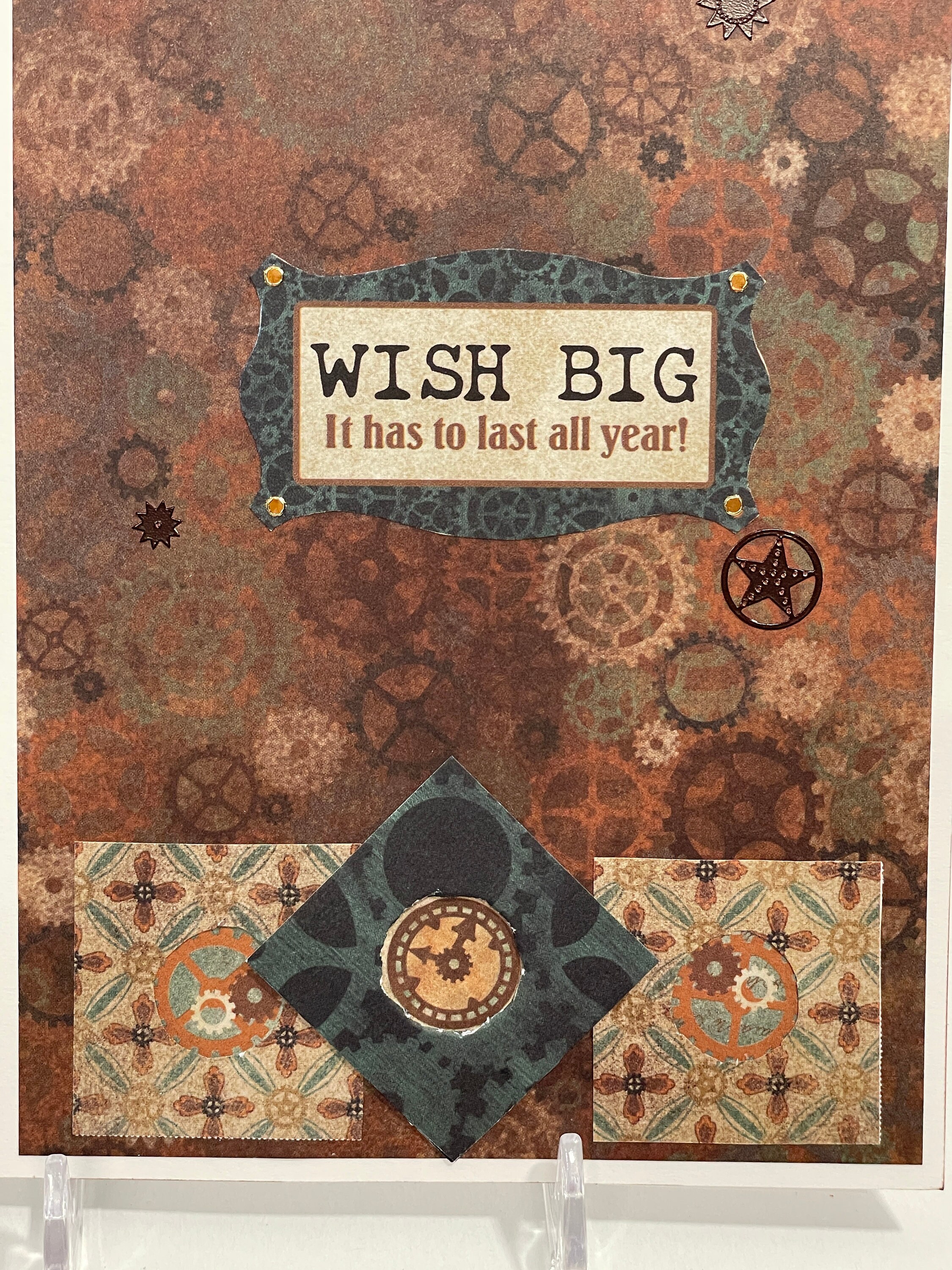 Steampunk Birthday Card - Etsy