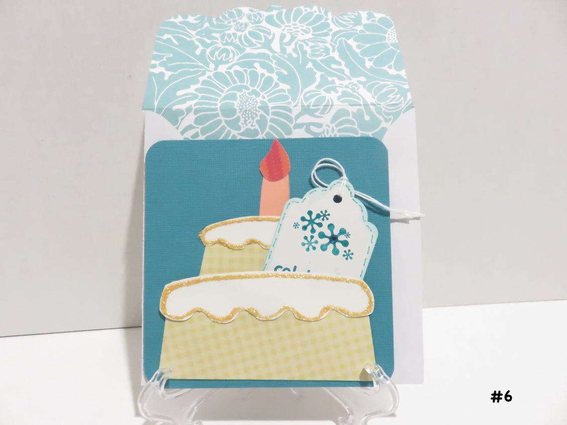 Cake Shaped Gift Card Holder | Etsy