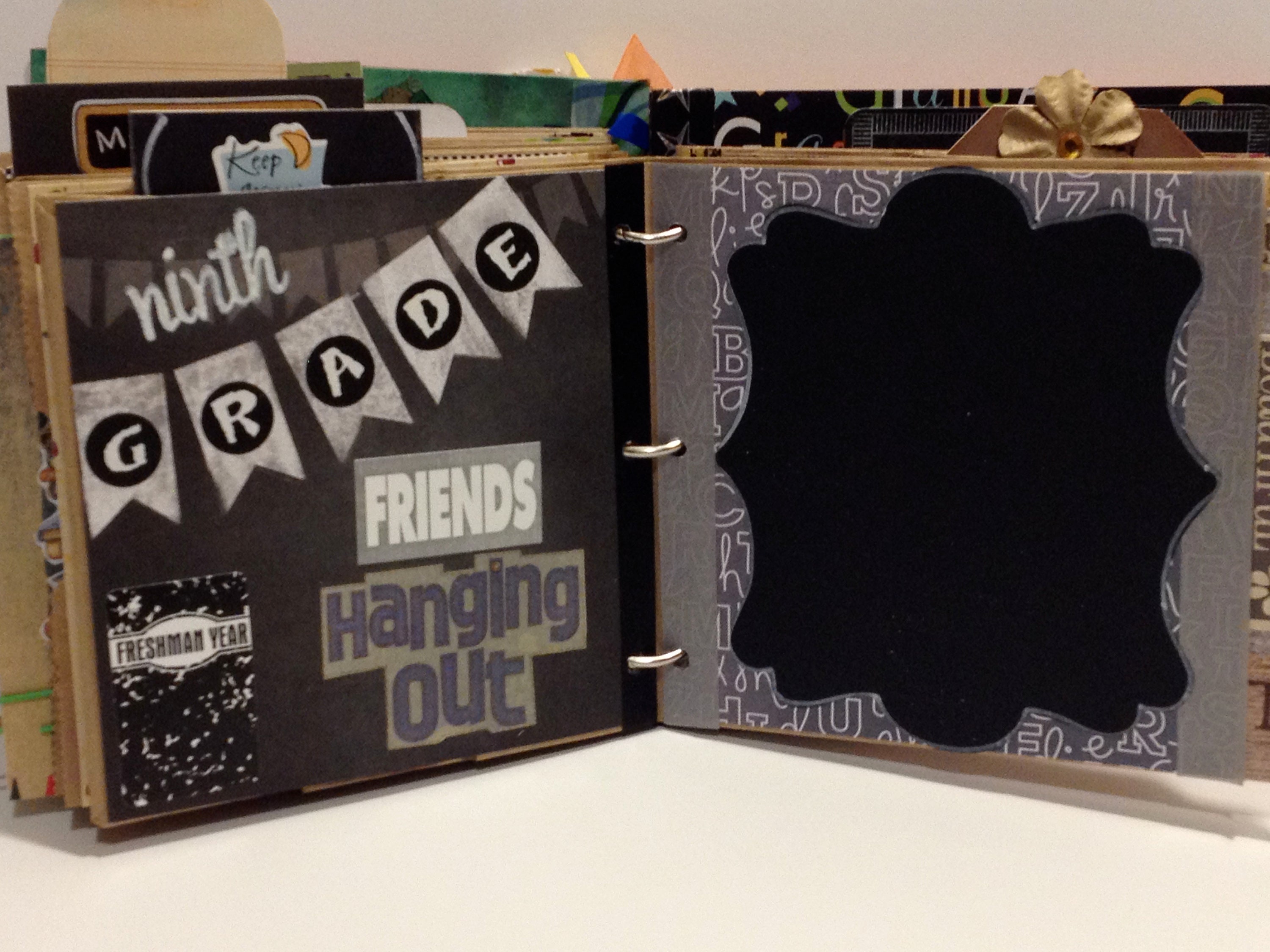 Personalized Custom School Years Scrapbook Paper Bag Album - Etsy