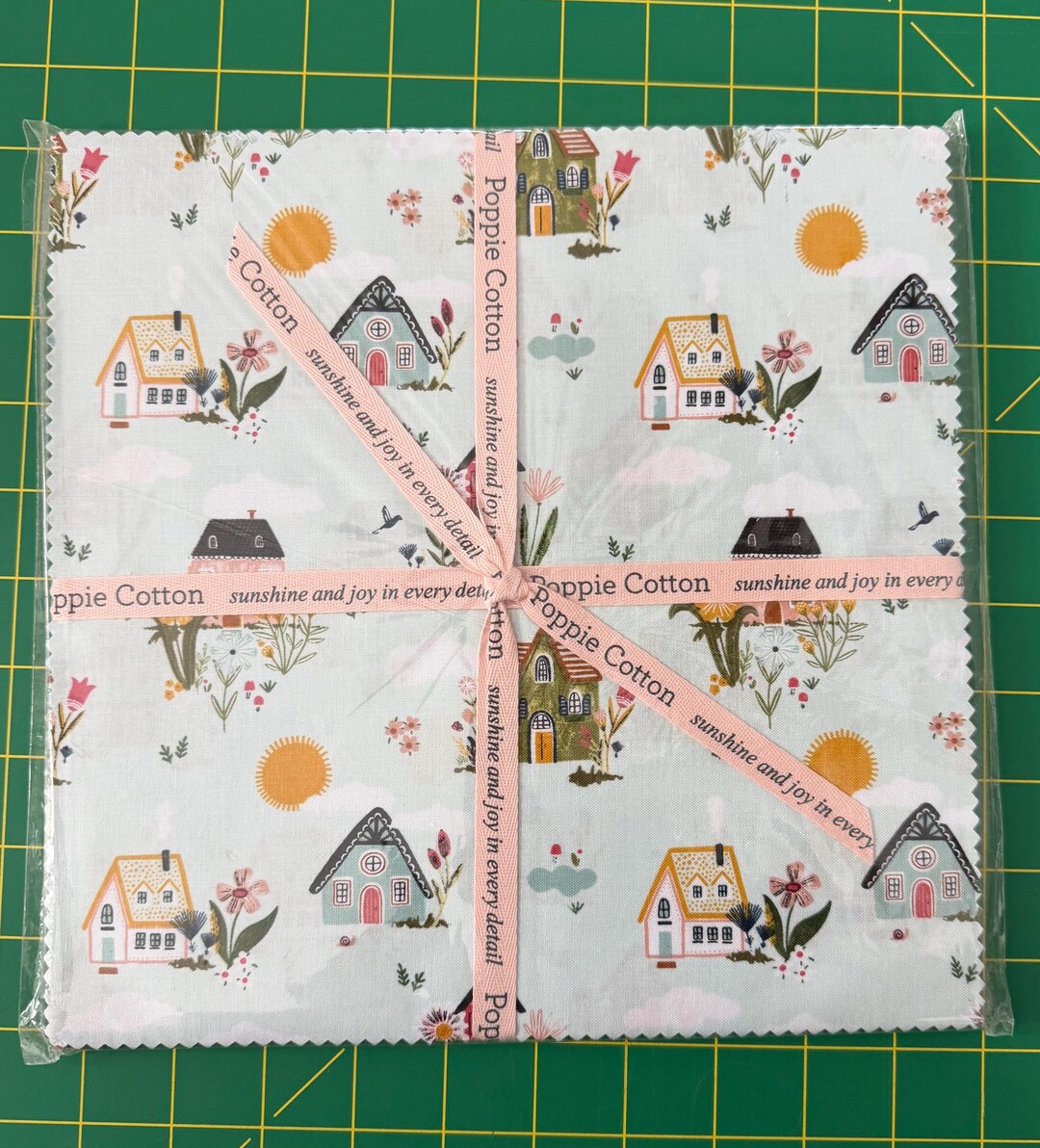 Poppie Cotton Cottage Charm by Mckenzie Elston 10" Squares Layer Cake ...