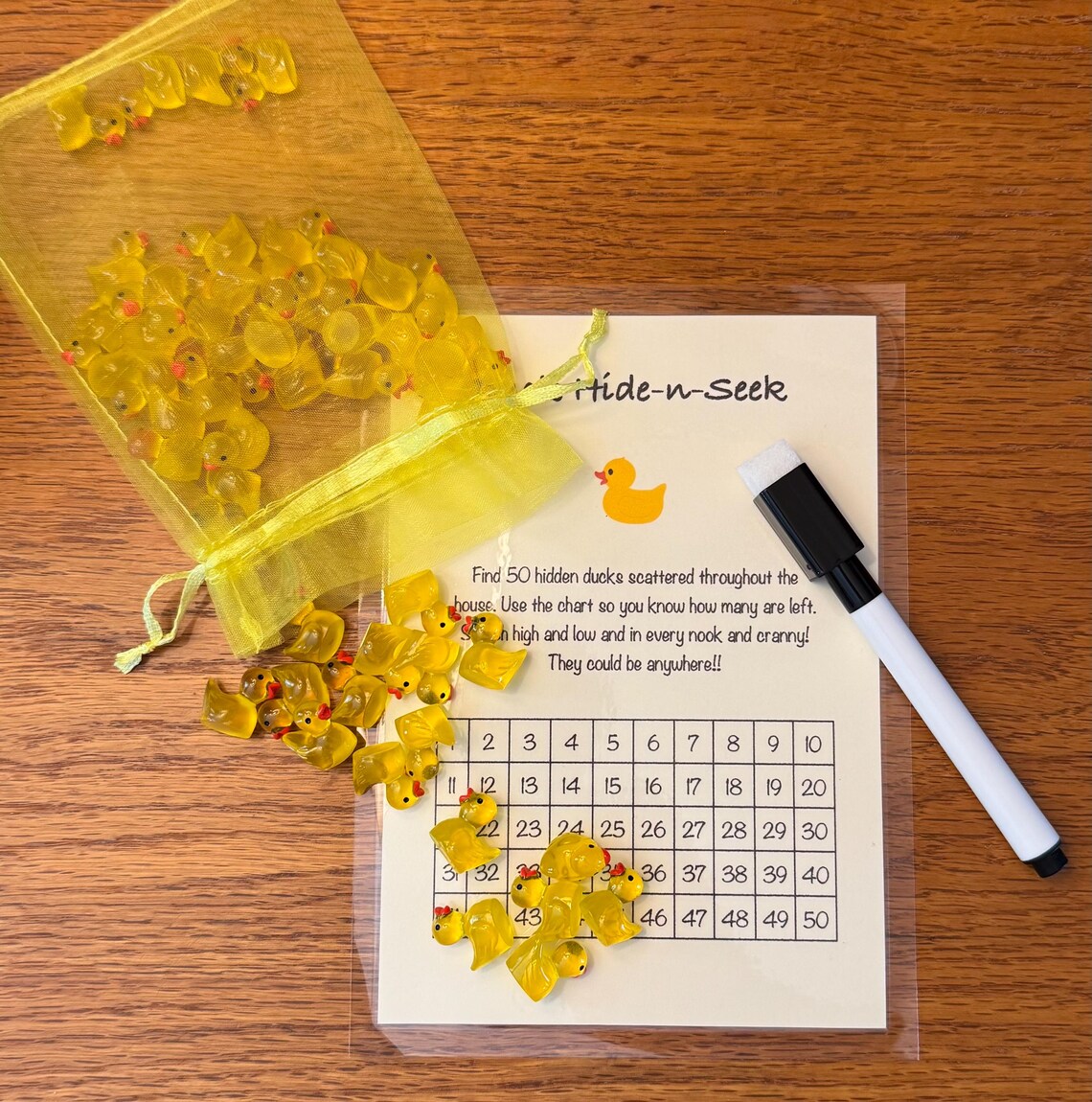 25/50/100 (GLOW in the Dark) Duck Hunt Challenge, Duck Hide-n-seek ...