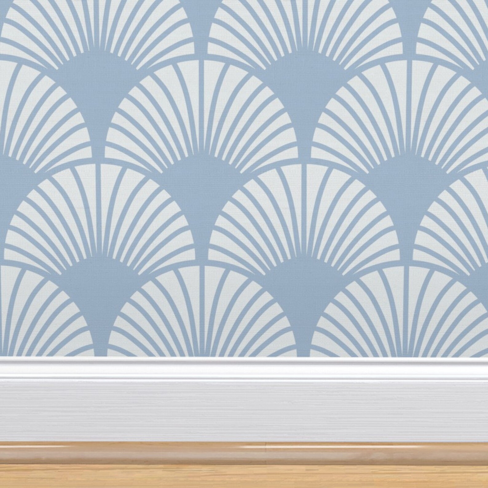 Coastal Seashell Wallpaper Art Deco Style Coastal Seashell Wallpaper ...
