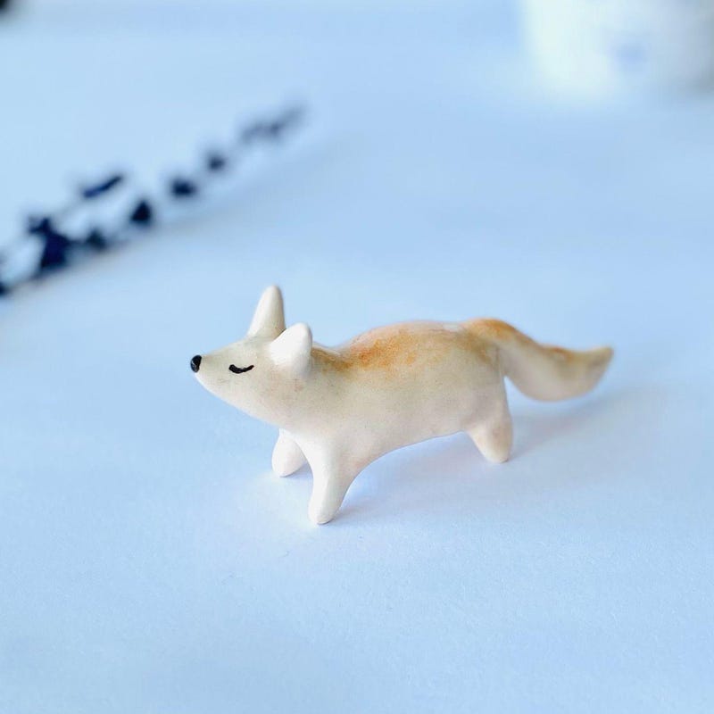 Ceramic Fox - Etsy