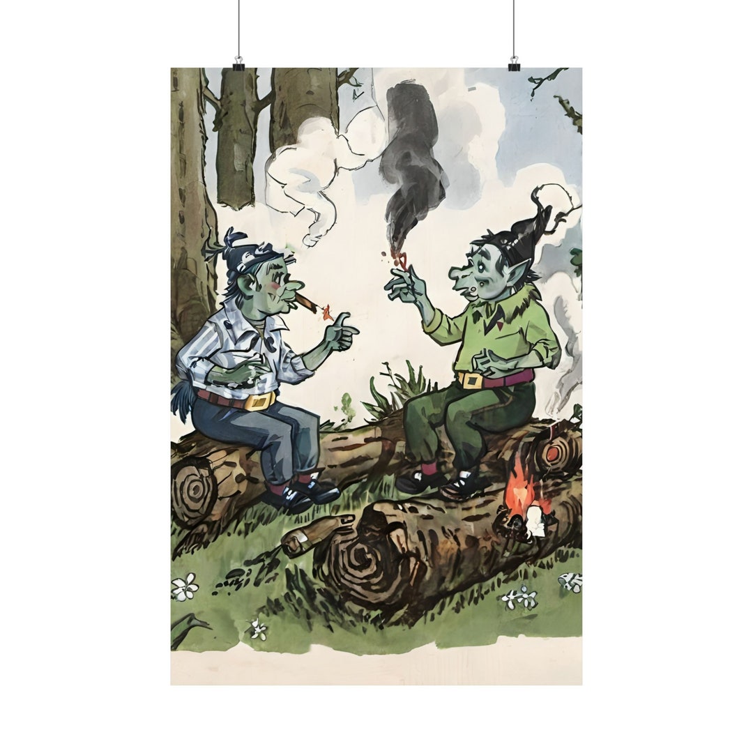 Trolls Smoking Vertical Poster - Etsy