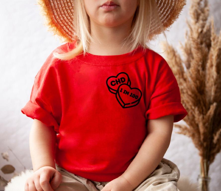 CHD Awareness Shirt Wear Red Shirt CHD Walk Shirt Heart Walk Shirt ...