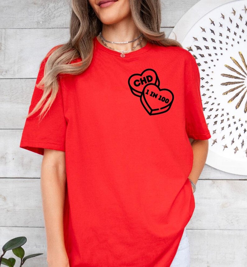CHD Awareness Shirt Wear Red Shirt CHD Walk Shirt Heart Walk Shirt ...