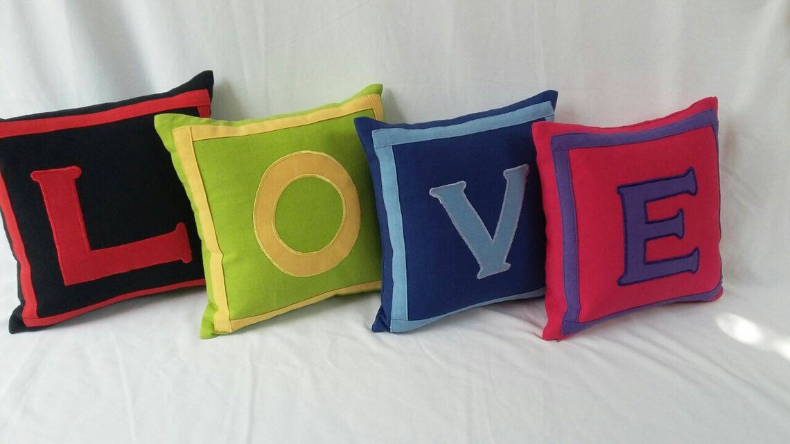 Blue Number Pillow Custom Made House Number Pillow - Etsy