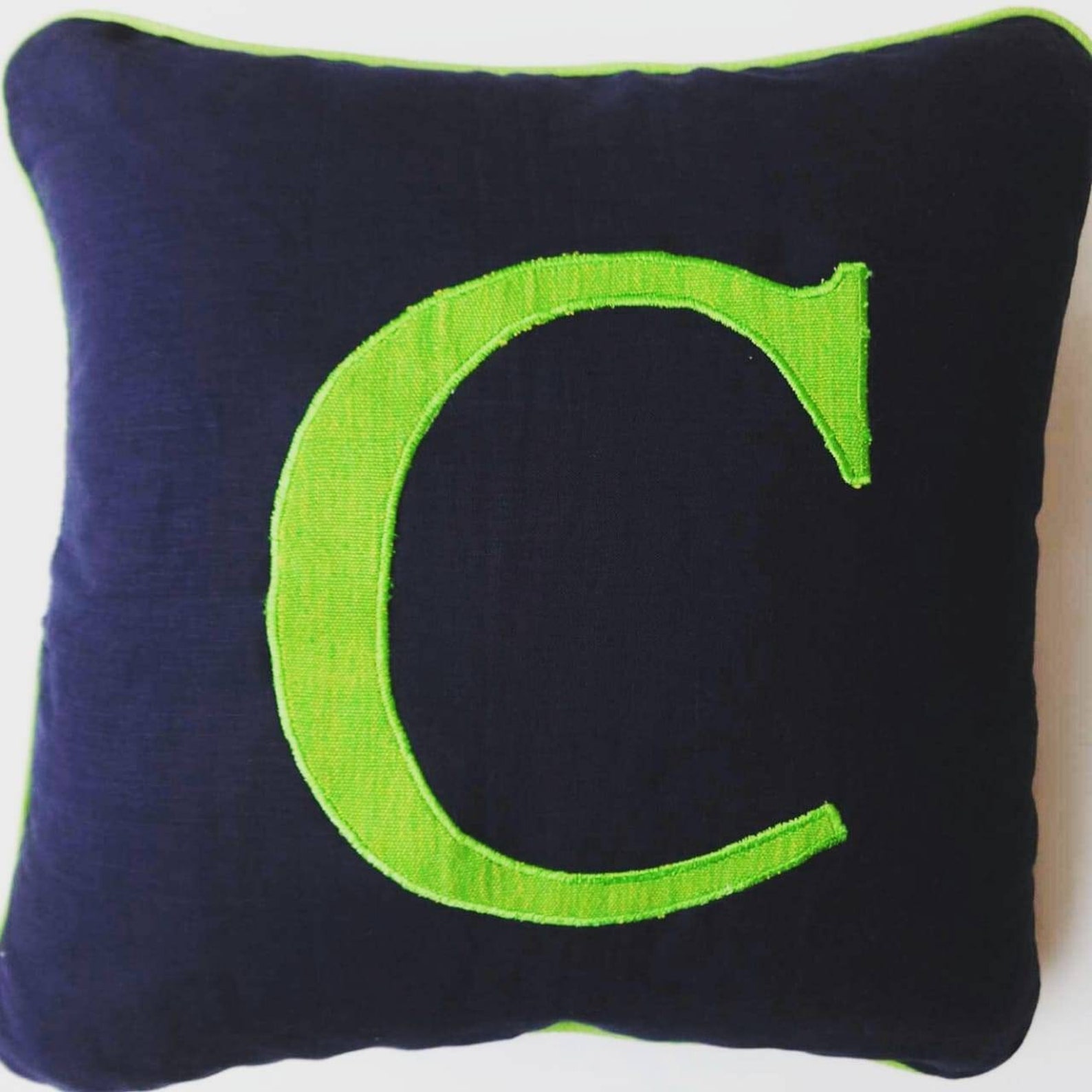 Multicolor-custom Made Monogram Pillows 18 Inches choose | Etsy