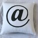 Question Mark Pillow Symbol Throw Pillow at Sign Pillow - Etsy