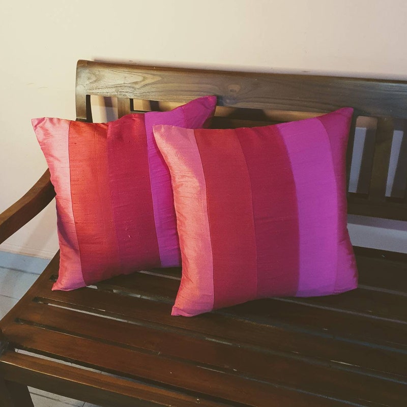 Red and Pink Pillow - Etsy