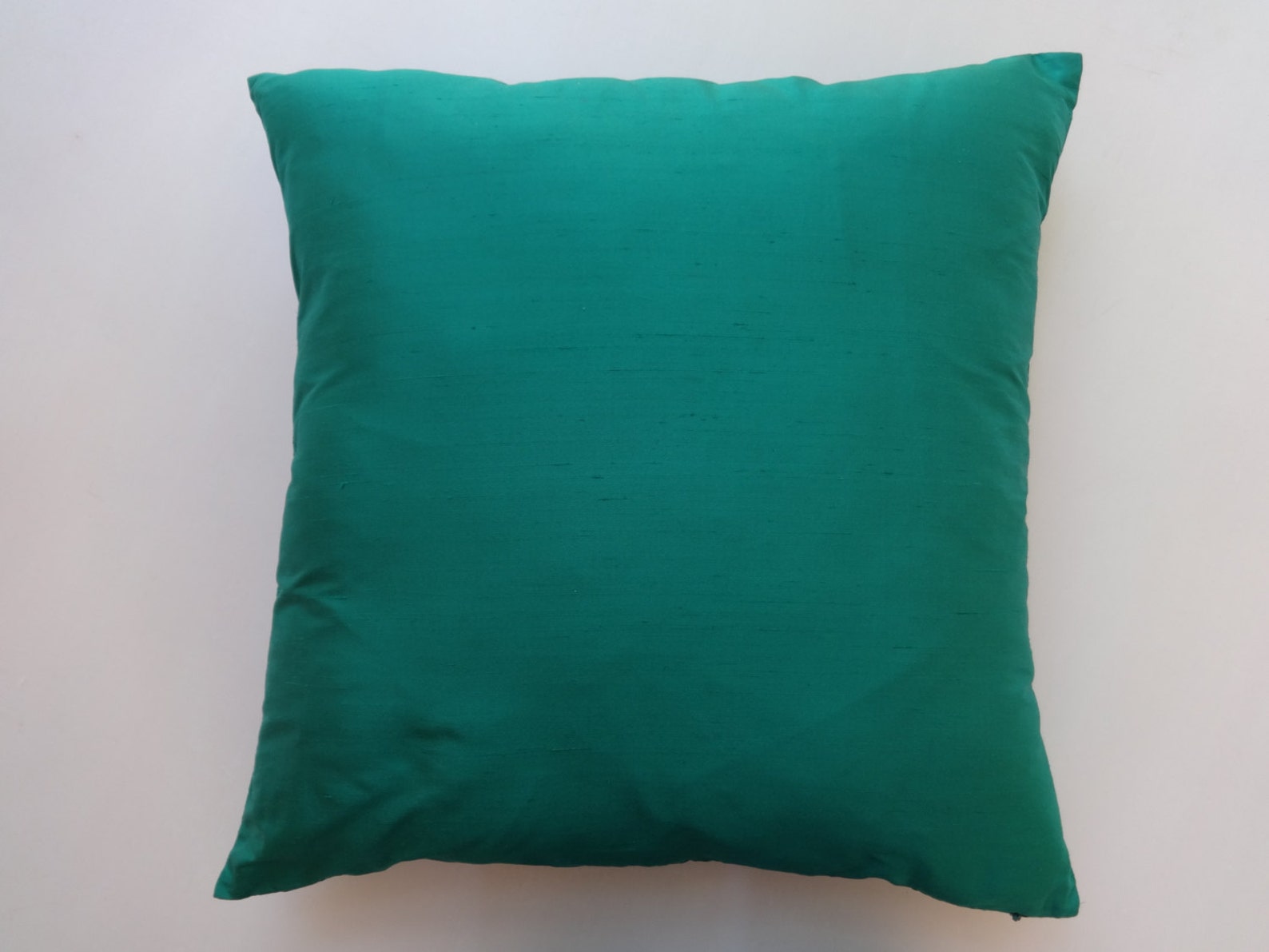 Jade Green Pleated Pillow. Jade Green Art Silk Pin Tuck - Etsy