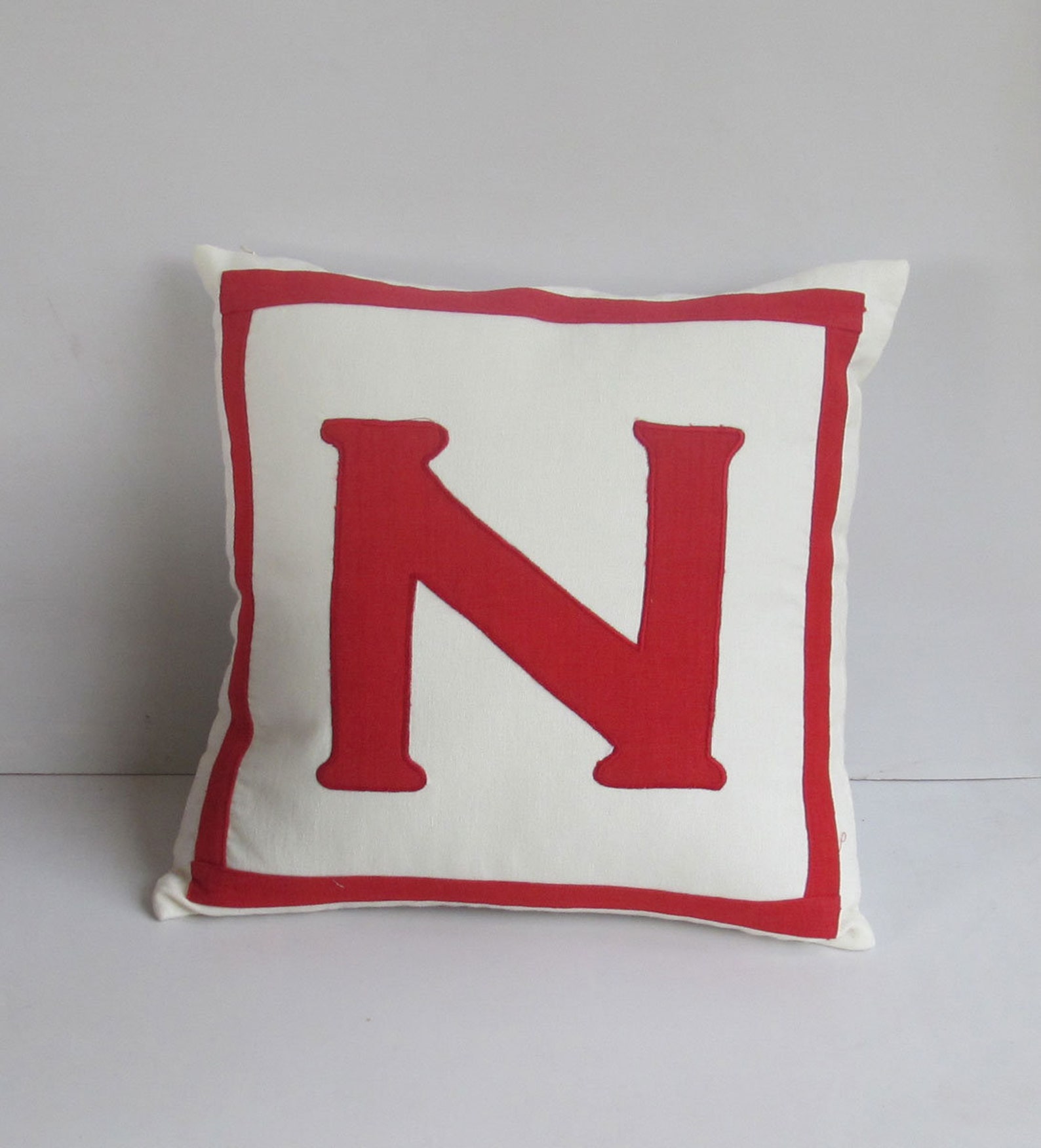 Monogrammed Pillow Case Initial Pillow Cover. Gift for Baby - Etsy