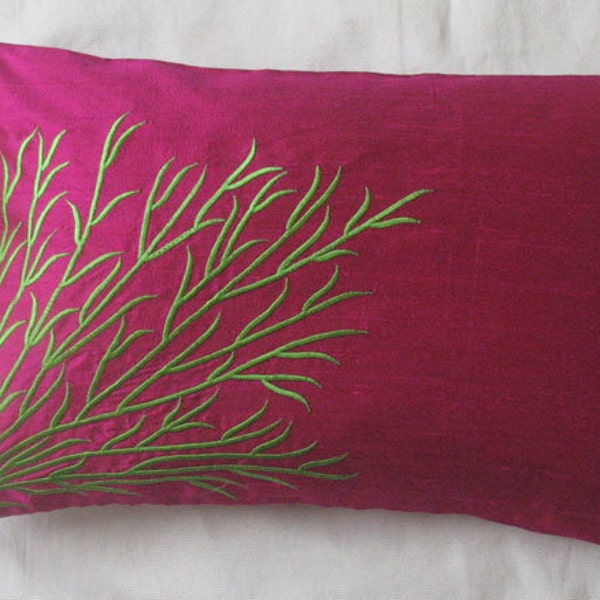 Fuchsia Throw Pillow - Etsy