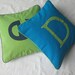 Alphabet Pillow Initial Pillow Nursery Room Decor Kids Room - Etsy