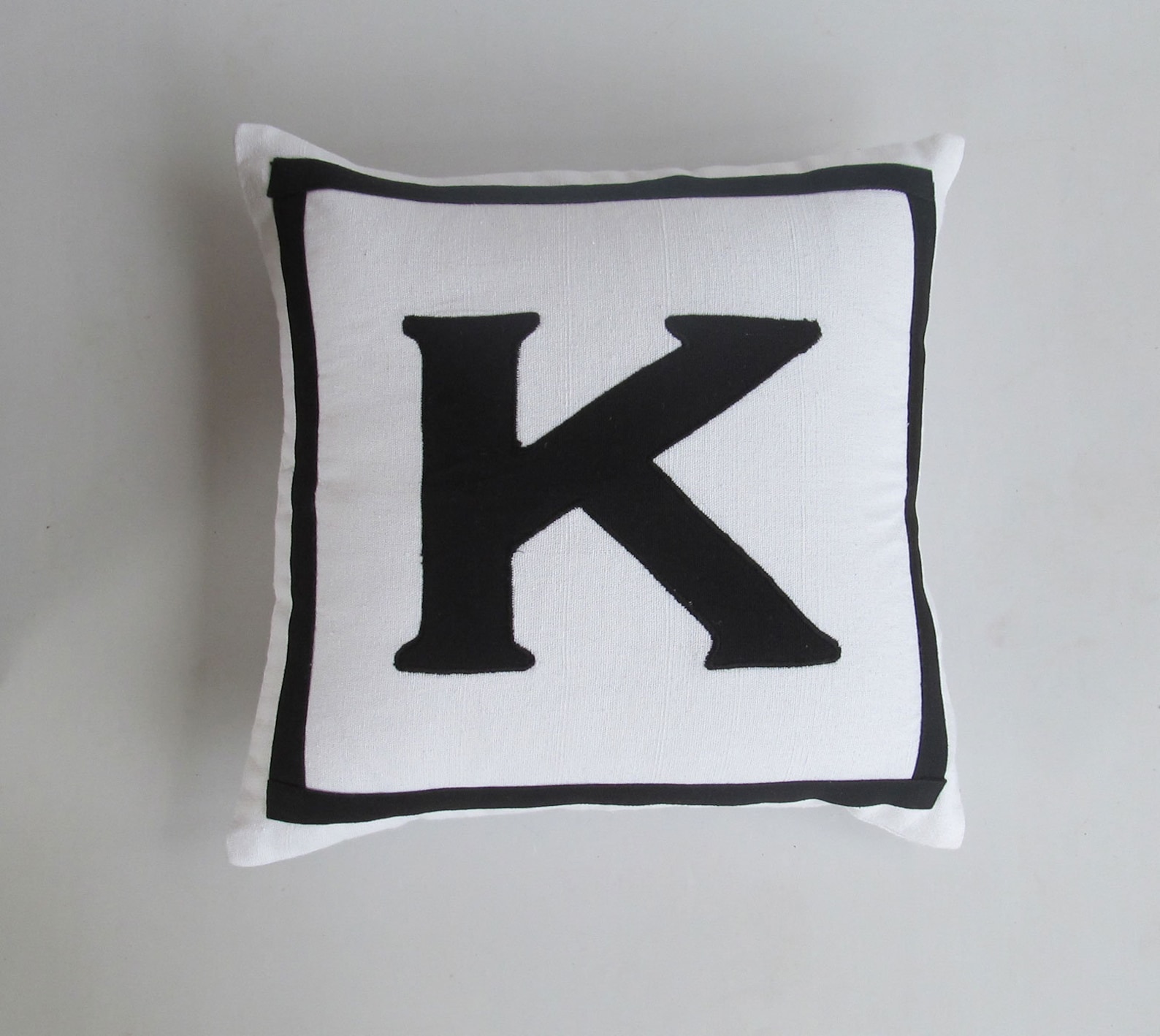 Monogrammed Pillow Case Initial Pillow Cover. Gift for Baby - Etsy