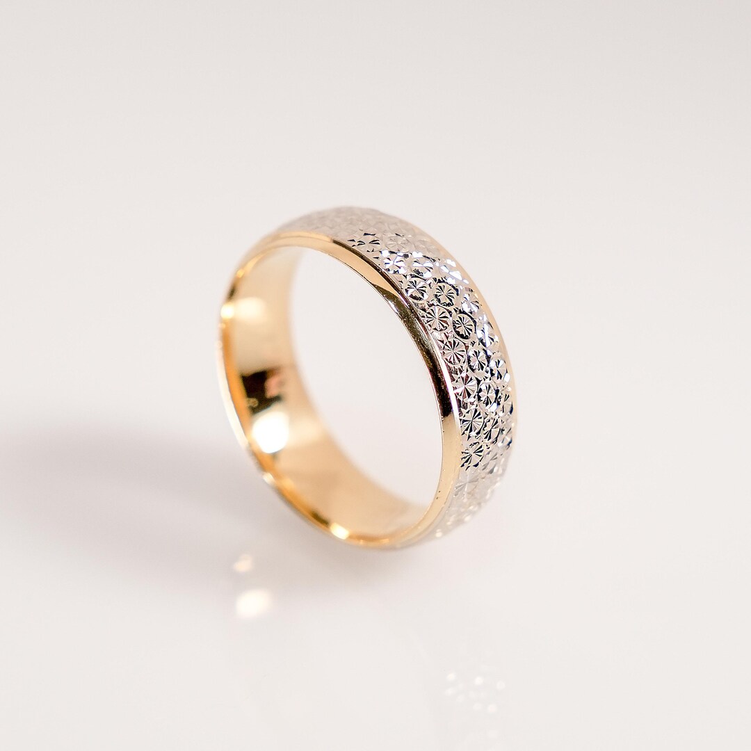 Solid Gold Wedding Band for Women, Gold Wedding Band, Women Wedding ...