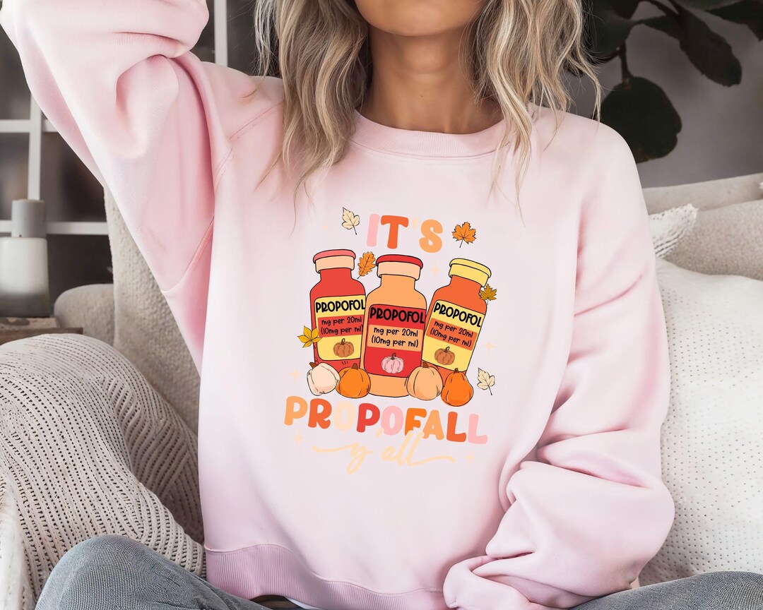 Propofol Thanksgiving Nurse Shirt: Fall Vibes RN Tee - Etsy