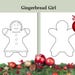 Gingerbread Man Coloring Pages: Christmas Crafts - Gingerbread Template ...