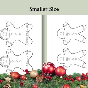 Gingerbread Man Coloring Pages: Christmas Crafts - Gingerbread Template ...