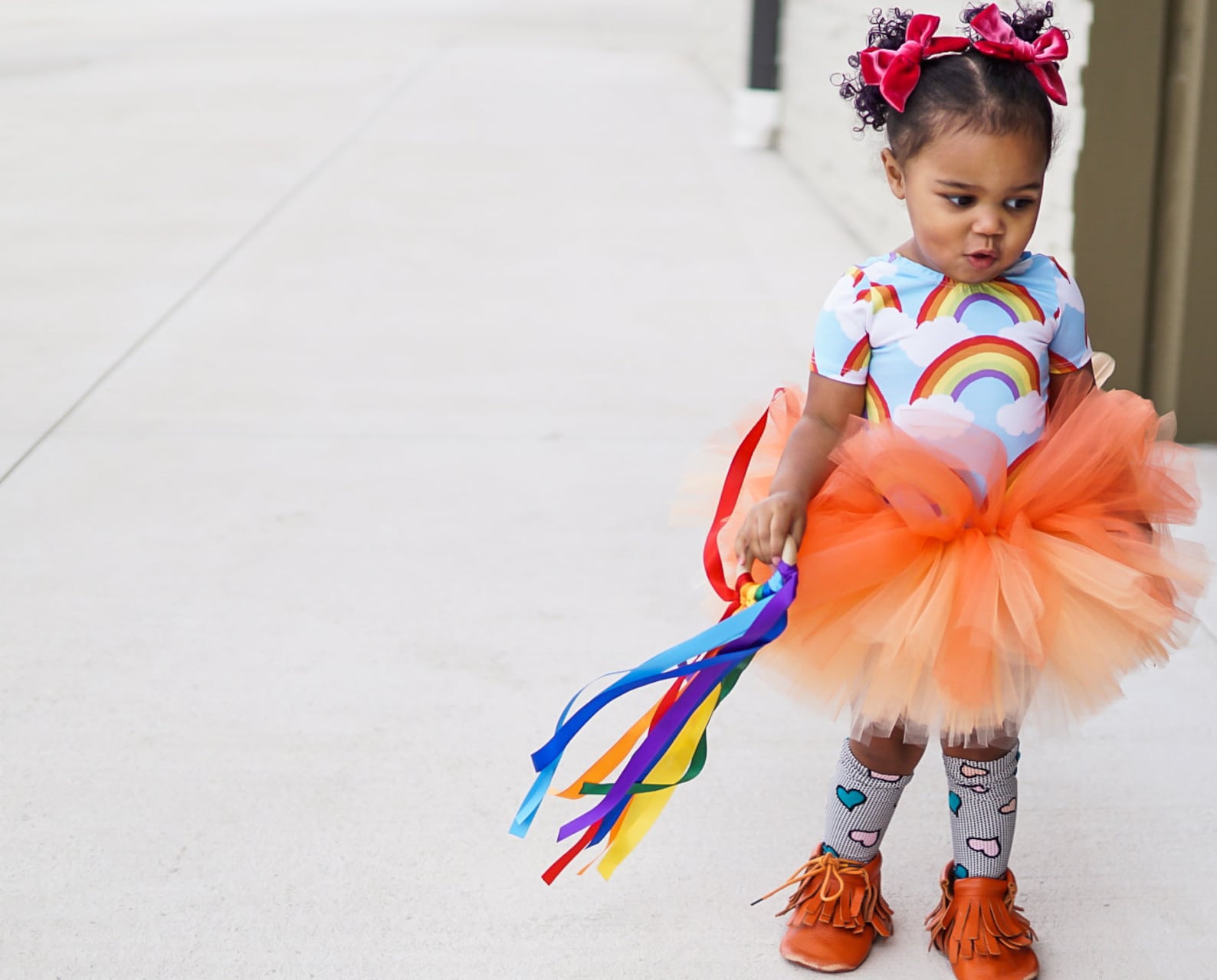 Rainbow Ribbon Wand - Rainbow Hand Kite, Rainbow Toys, Unique Gifts for ...