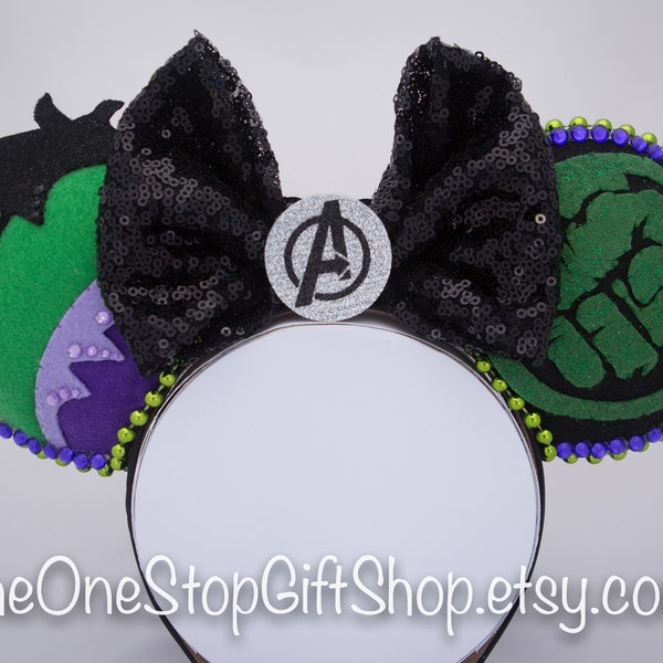 Hulk Mickey - Etsy
