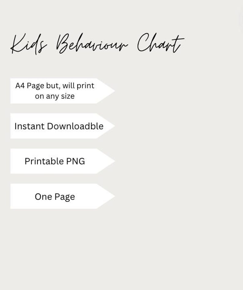Butterfly Reward Chart Kids Behavior Chart Chore Tracker Educational ...