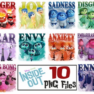 Inside Out 2 Character Digital Download, It's Okay to Feel All the ...