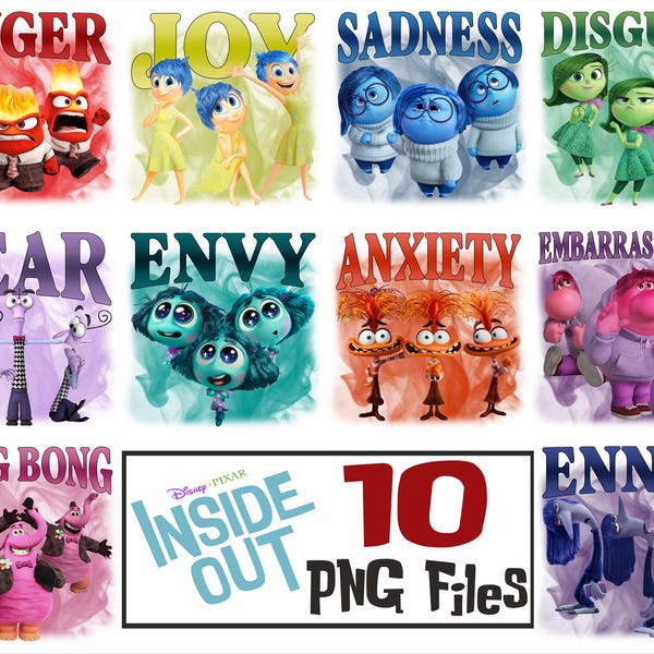 Today I Feel Png | Inside Out Characters | Cartoon Emotions Posters ...