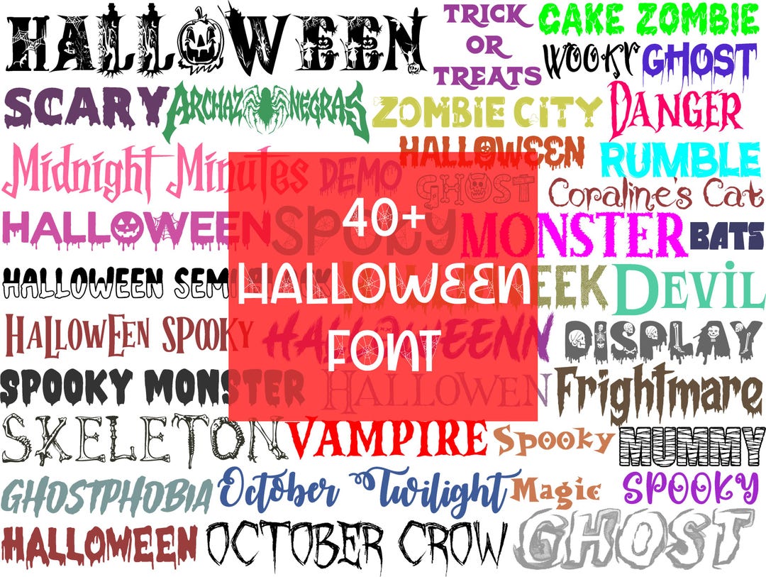 Halloween Font SVG Bundle, Sanderson Sisters Svg, Hocus Pocus Clipart ...