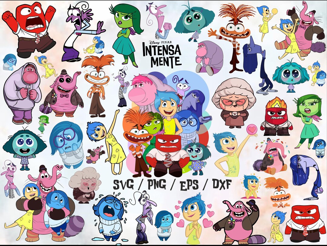 Inside Out 2 PNG, Inside Out 2 Clipart Bundle, Inside Out 2 Download ...