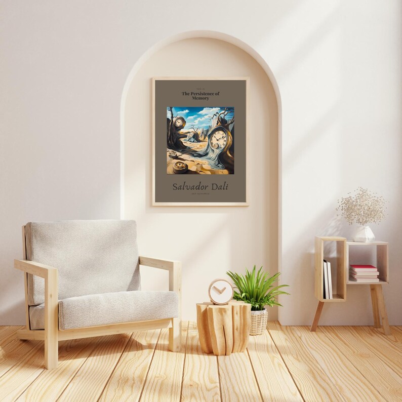 Salvador Dalí Inspired the Persistence of Memory Poster 5 Color ...