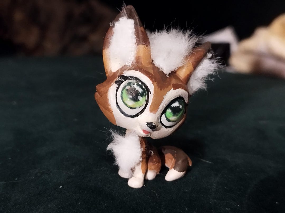 LPS Custom Fennec Fox With Fluffy Hair - Etsy