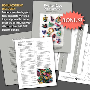 Twelve Days Series COMPLETE 1-12 PDF Pattern Bundle: A Discounted Set ...