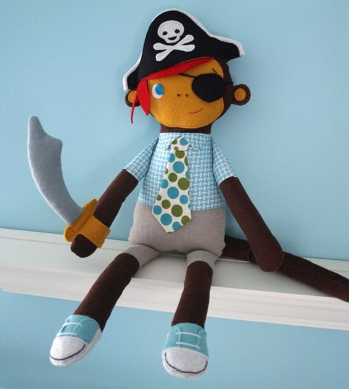 Mikey Monkey PDF Printable Pattern - Etsy Australia