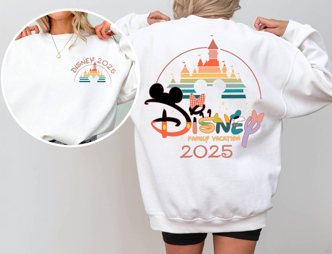 Disney 2025 Sweatshirt, Disney Family Vacation 2025 Sweatshirt,disney ...