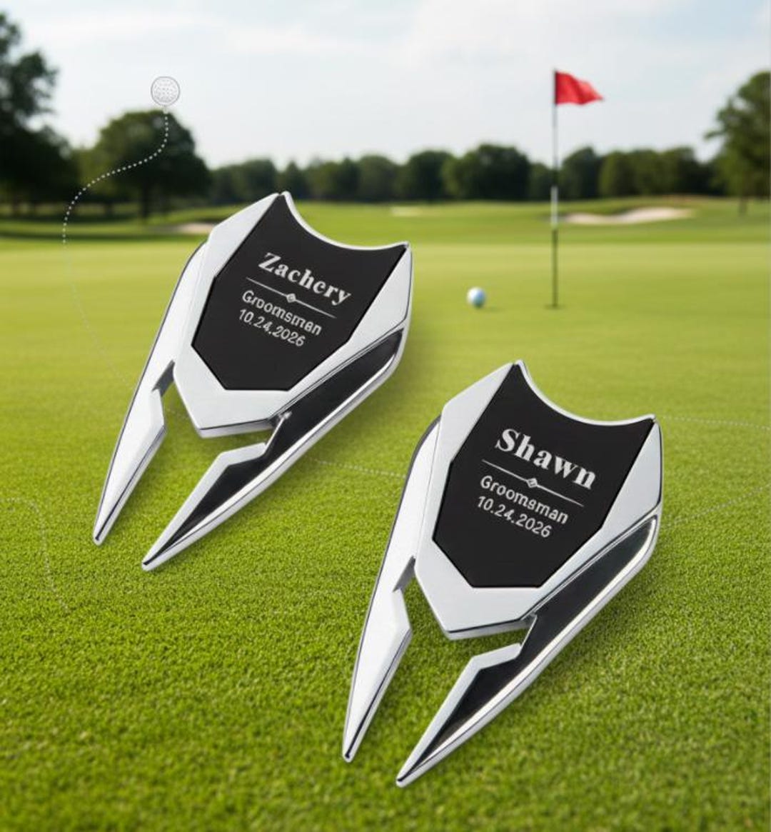 Personalized Golf Divot Tool With Ball Marker, Custom Golf Gift for Men ...