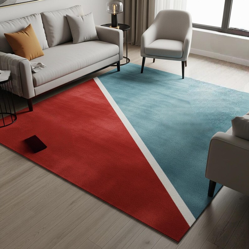 Hand Made Tufted Rectangle Shap 3X5 Feet Wool Rug for Bed Room , Living ...