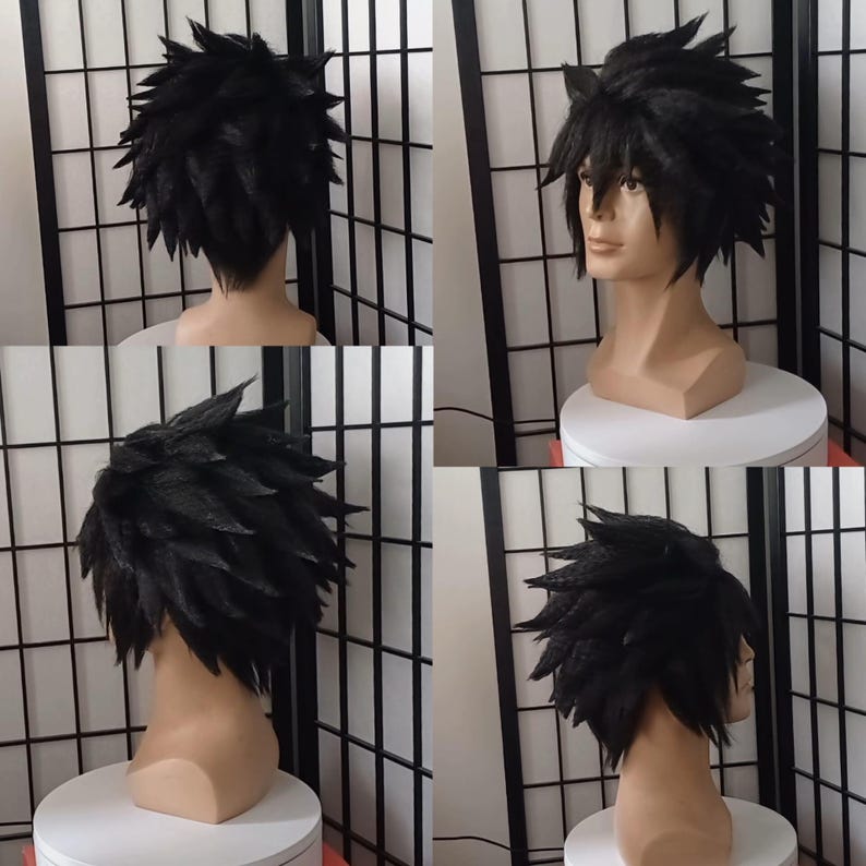 Sasuke Uchiha Wig Naruto Wig Cosplay Commission - Etsy