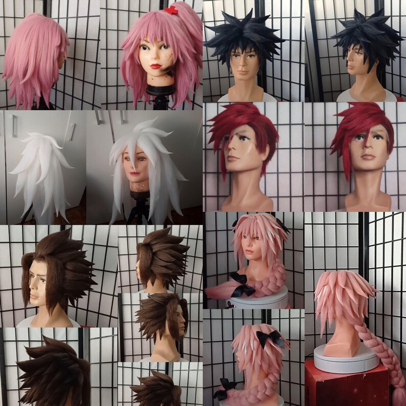 Megumi Wig Commission Anime Cosplay Videogame - Etsy