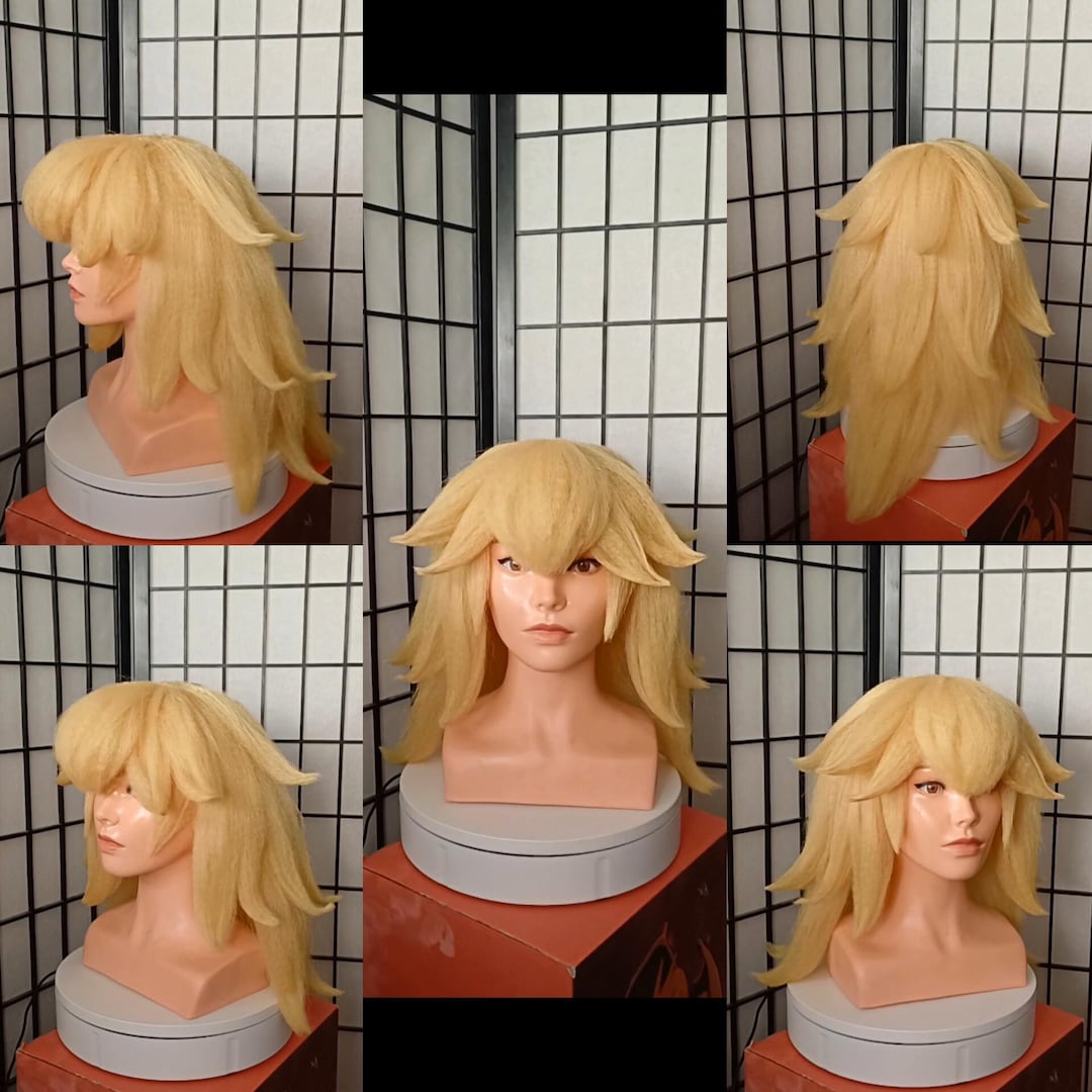 Princess Peach Wig Commission Mario Bross - Etsy
