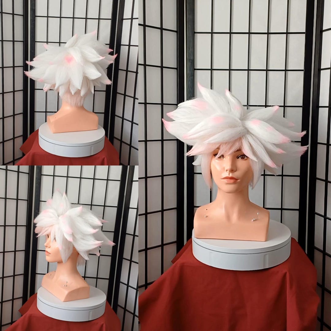 Angel Dust Wig Cosplay Hazbin Hotel - Etsy
