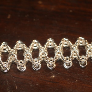 Byzantine Waves Chain Maille Bracelet - Etsy