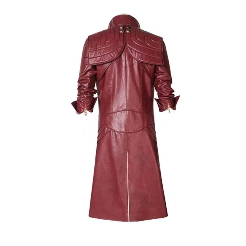 Men's Devil-inspired Dante Demon Slayer Leather Trench Coat Handmade ...