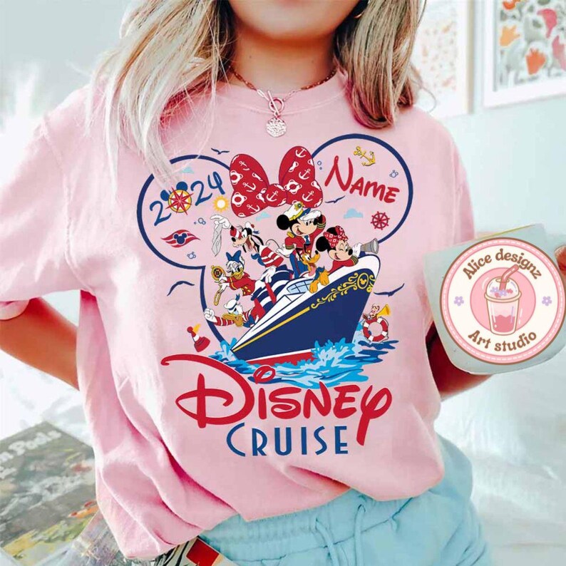 Personalized Family Disney Cruise Line Shirt, Mickey & Friends Cruise Squad Tee, Disney Cruise ...