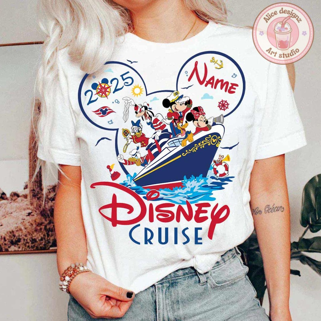 Personalized Family Disney Cruise Line Shirt, Mickey & Friends Cruise ...