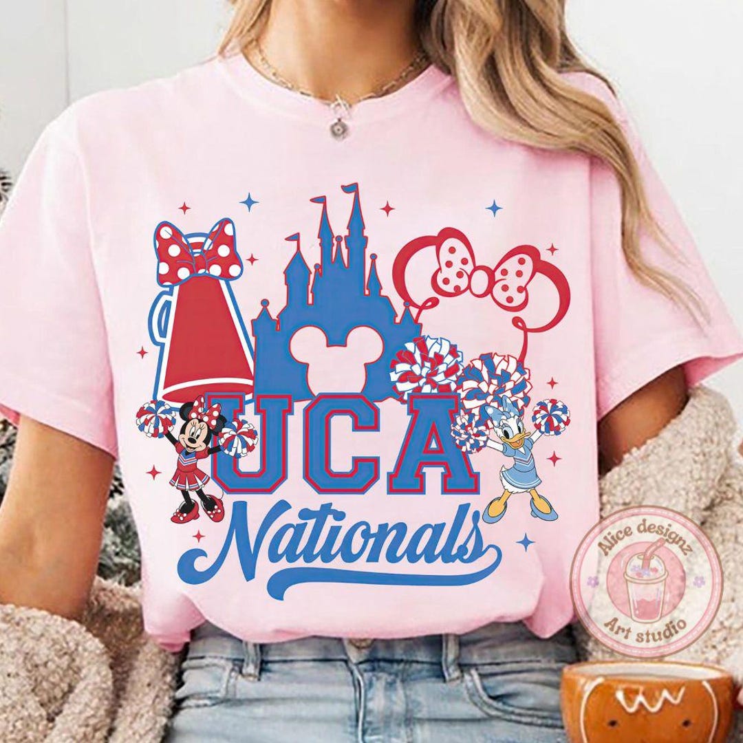 Disney Minnie Daisy Besties Cheerleading Shirt, UCA National Cheermom ...