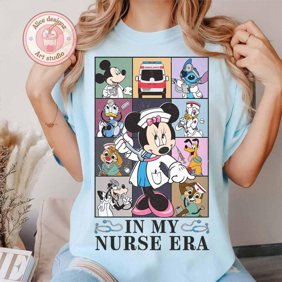 In My Nurse Era Shirt, Mickey & Friends Nurse Shirt, Nurse Life Shirt ...