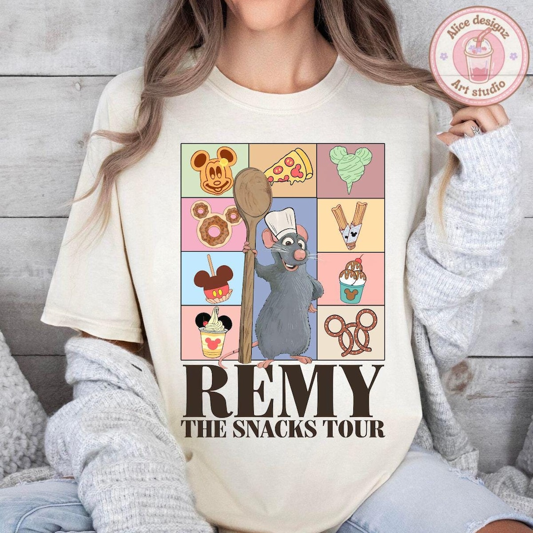 Remy the Snacks Tour Shirt, Remy Little Chef Ratatouille Shirt, Epcot ...