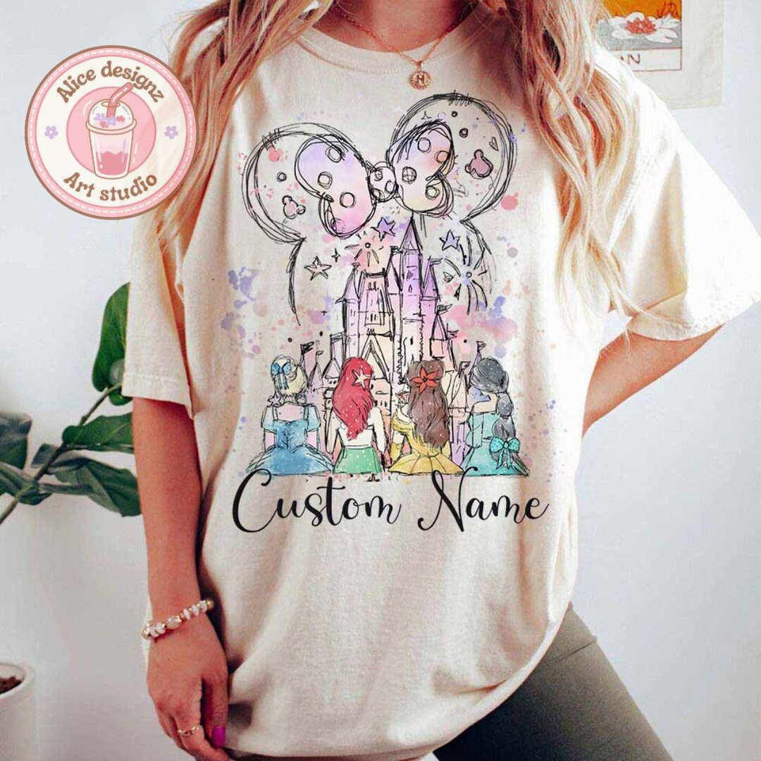 Personalized Disney Princess Shirt, Disney Princess Bestie Best Friends ...